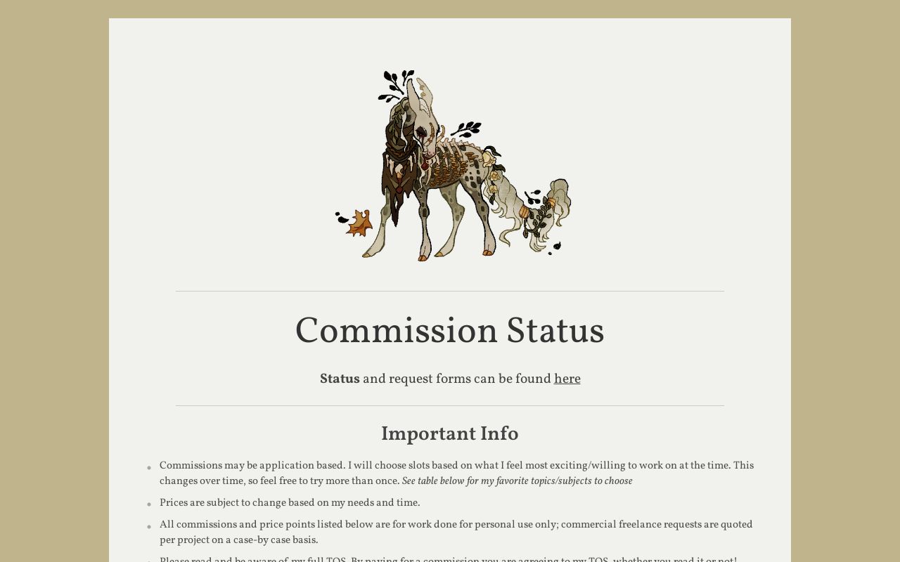 Eat Bugs - Commission Info